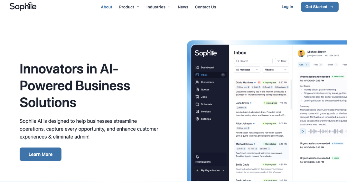 CMACK Ventures: Sophiie AI